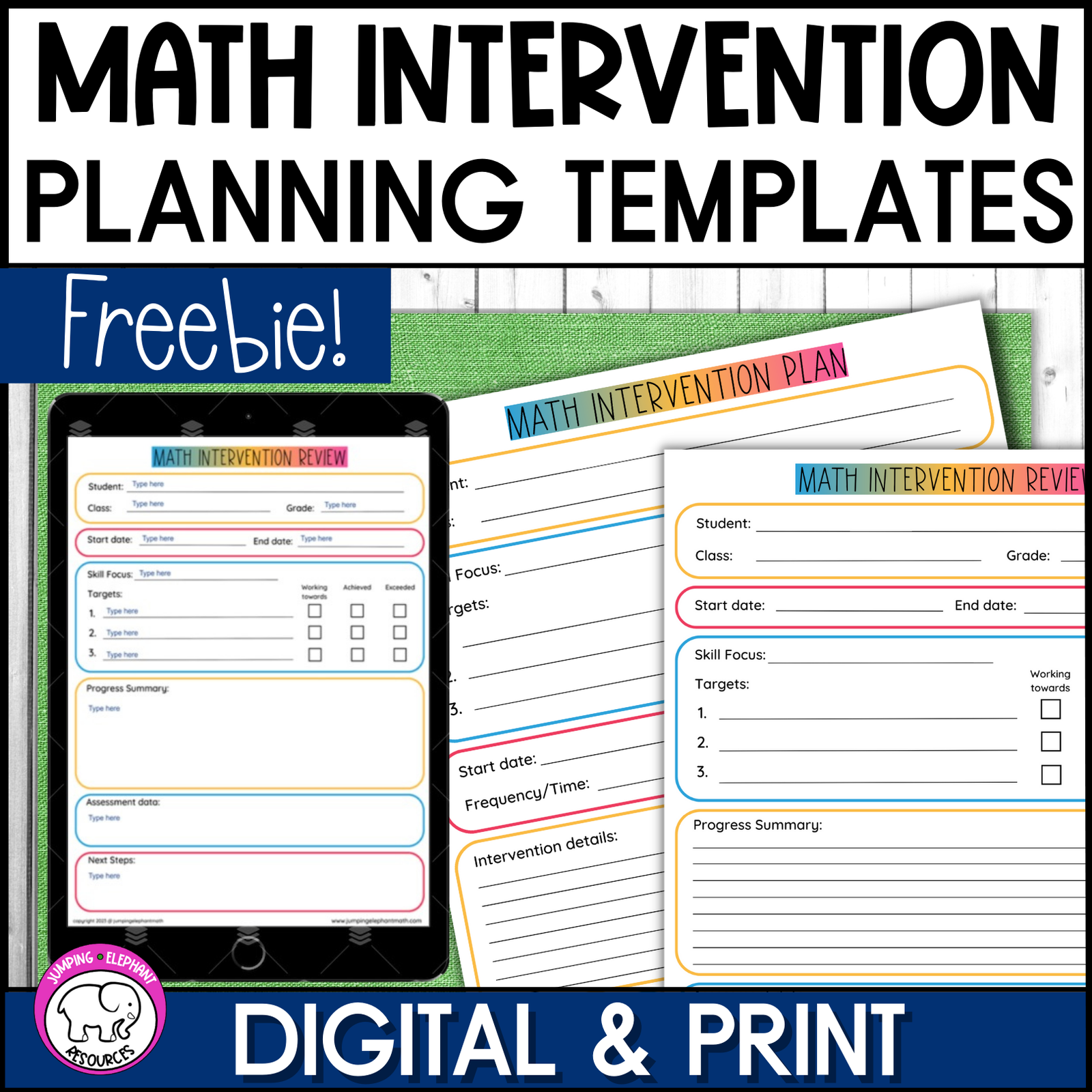 Creating a Comprehensive Math Intervention Tool Kit: Must-have Math ...