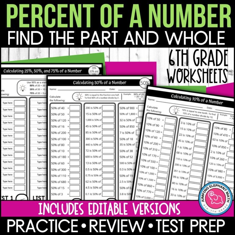 Teaching Percentages in Small Steps: Using Benchmark Percents From 1% ...